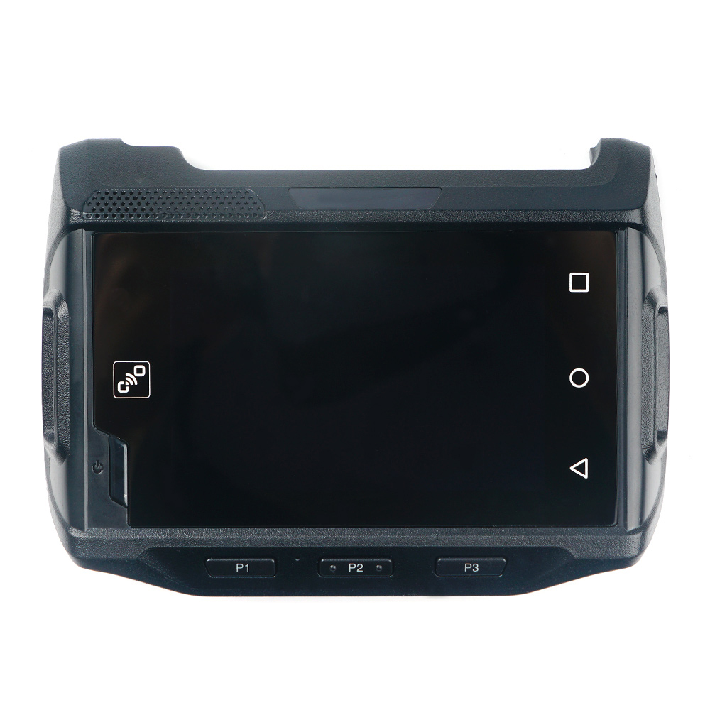 Display & Touch screen with Front Cover Replacement for ZEBRA WT6300 ...